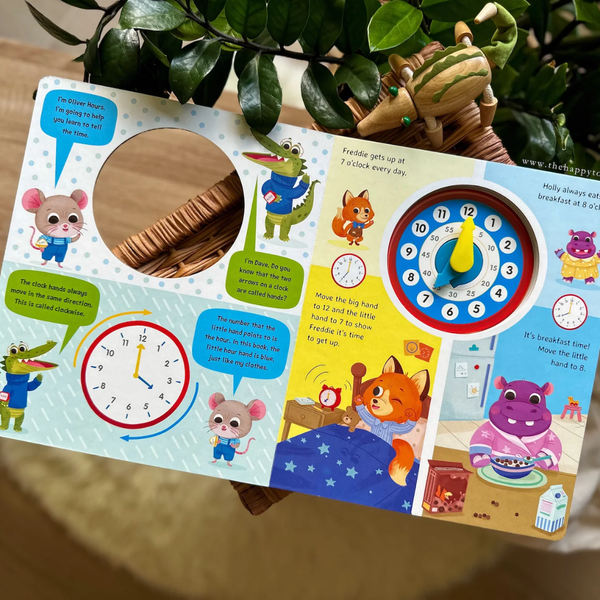 Tell the Time (With Interactive Clock Hands to Turn) | Giftr ...