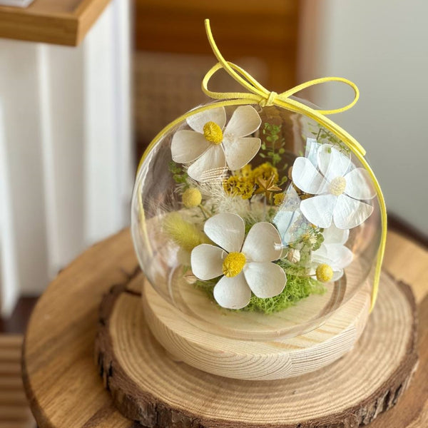 Talia Preserved Flower Globe | Giftr - Singapore's Leading Online Gift Shop