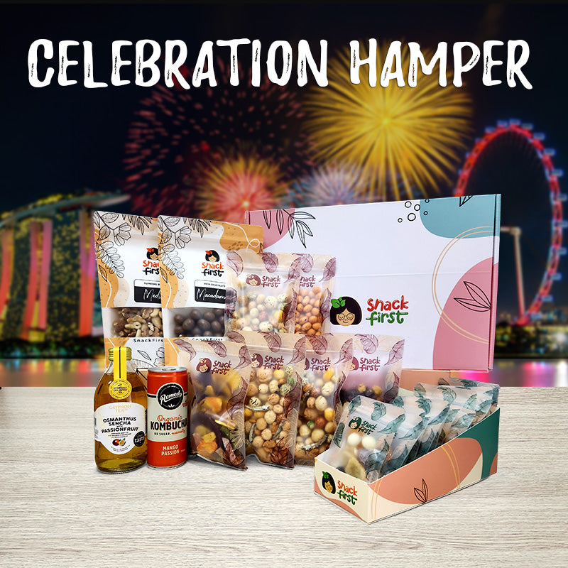 Celebration Hamper - Curated Healthy Snacks & Drinks | Giftr ...