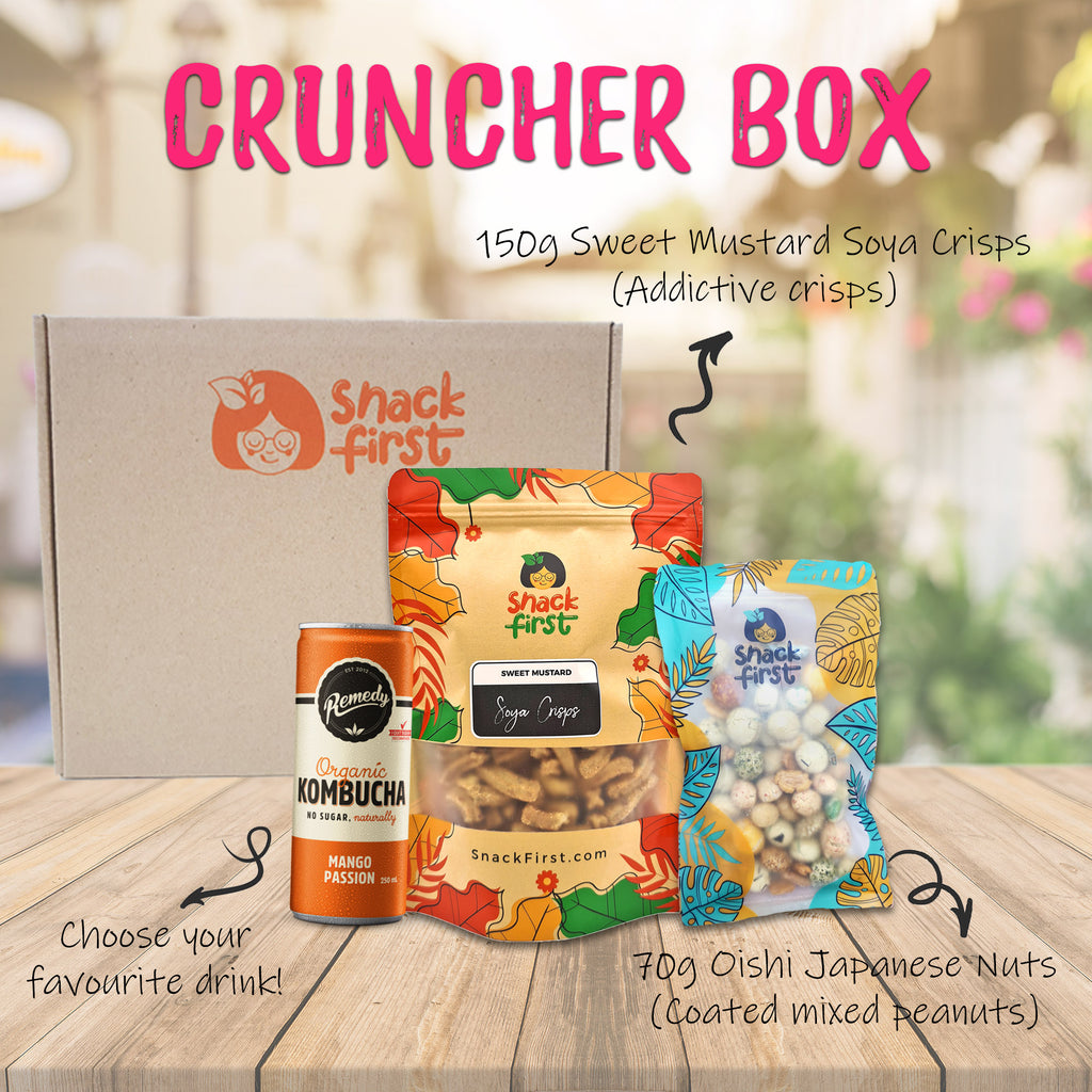 Cruncher Box - Curated Healthy Snacks & Drinks | Giftr - Singapore's ...