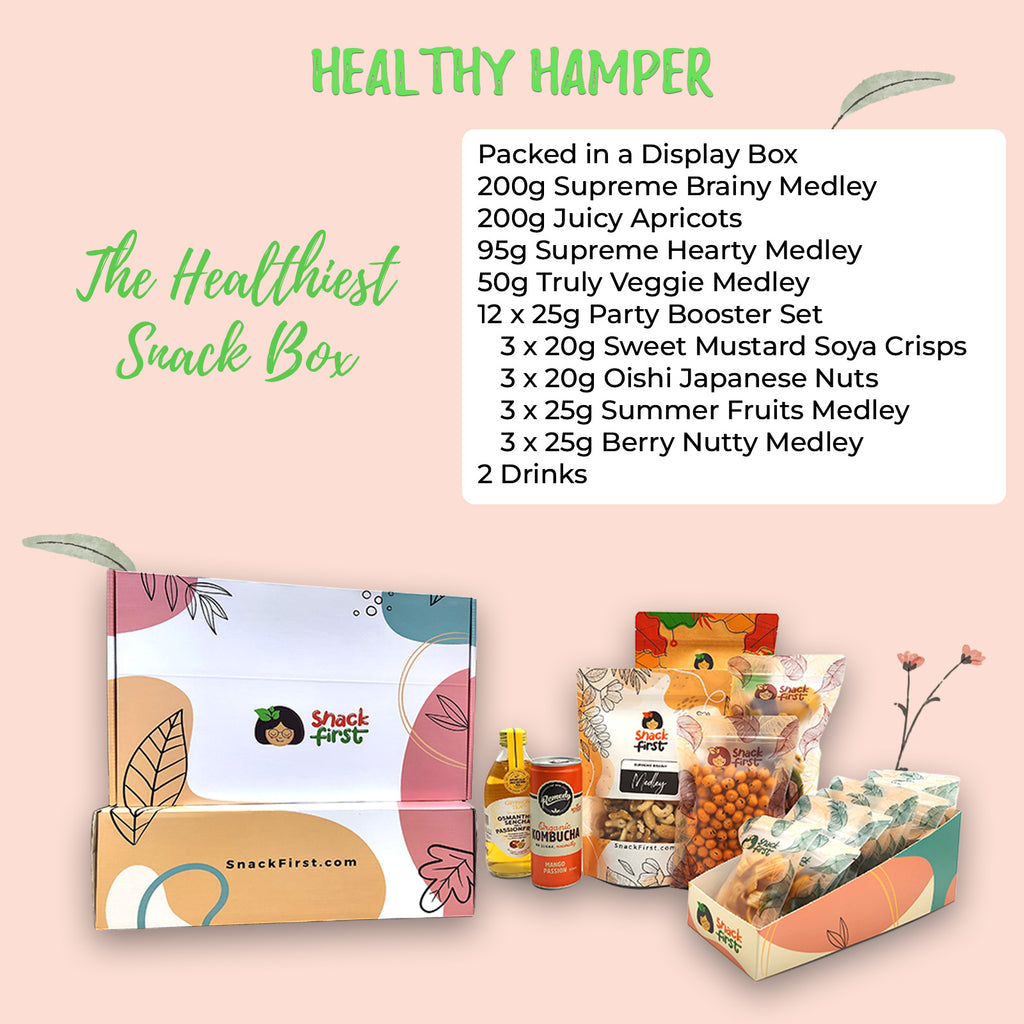Healthy Hamper - Curated Healthy Snacks & Drinks | Giftr - Singapore's ...