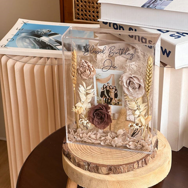 Cora Acrylic Box Frame | Giftr - Singapore's Leading Online Gift Shop