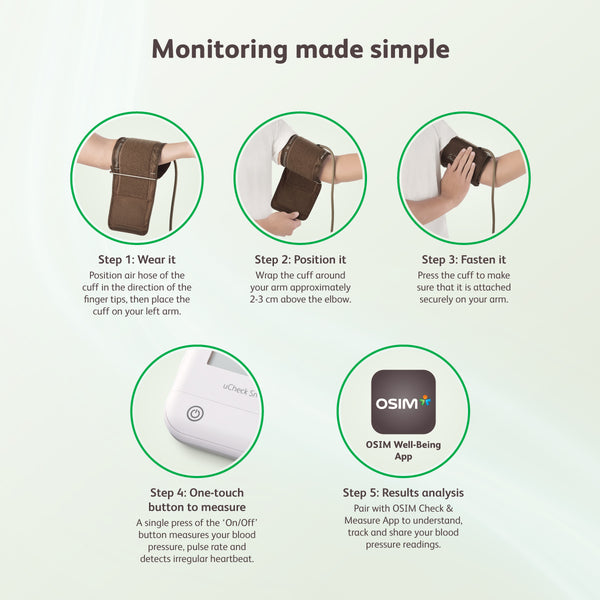 OSIM uCheck Smart Blood Pressure Monitor | Giftr - Singapore's Leading ...