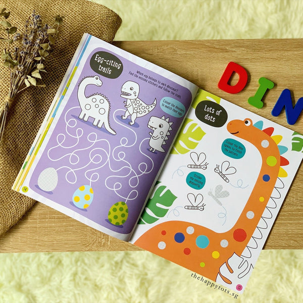 Bundle Set of 2 - My First Stickers: Alphabet & My First Stickers: Din ...