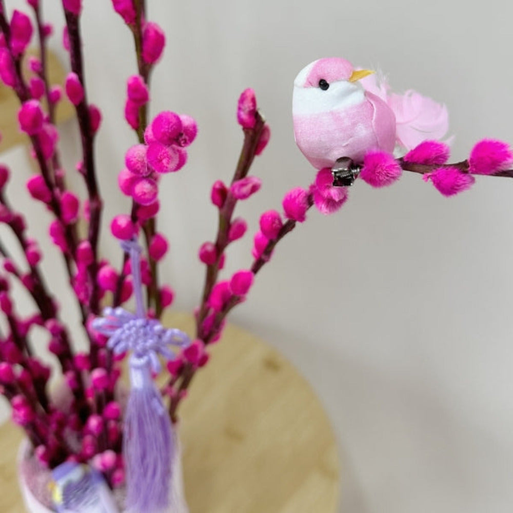 [CNY 2023] Pink Prosperity Willow (Fresh Flowers) | (On-demand Deliver ...