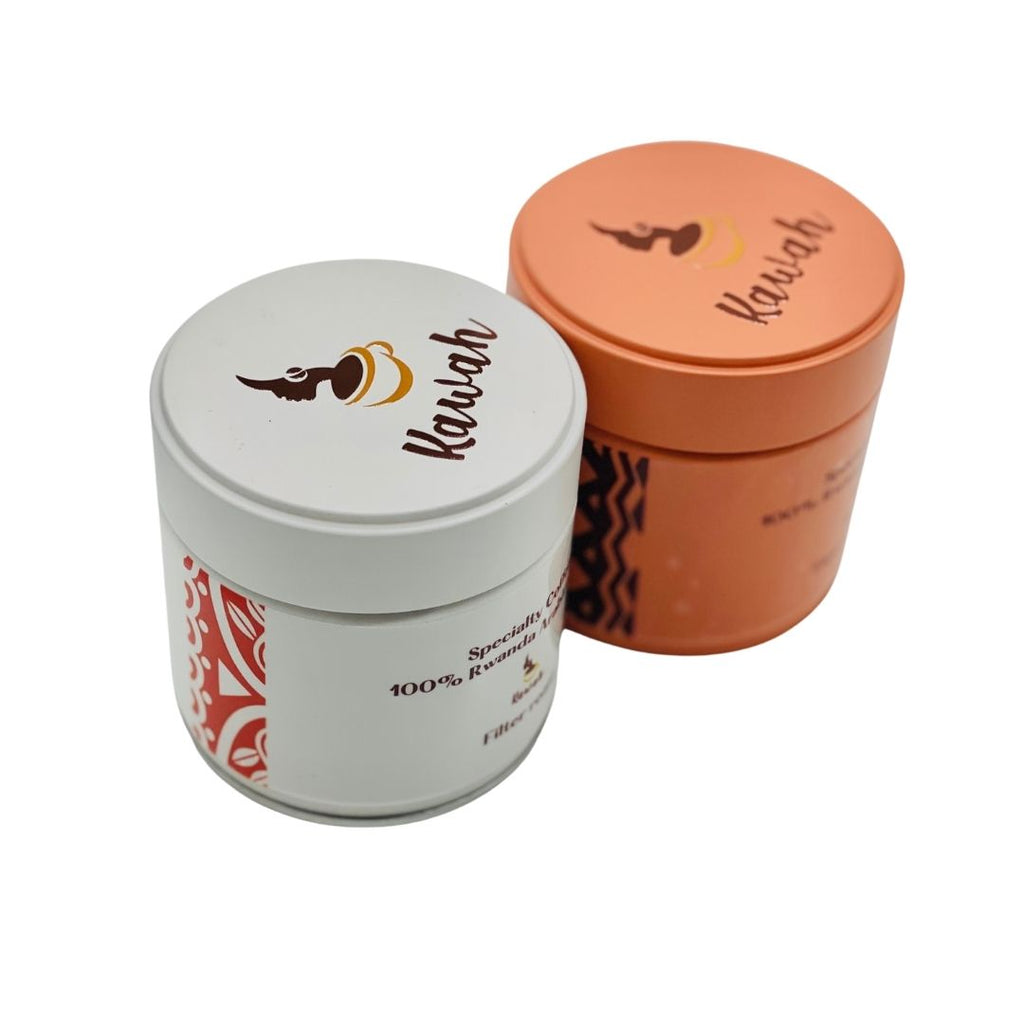 [ BULK ORDER ] Personalized Coffee Tins with Ground Coffee Powder / Wh ...