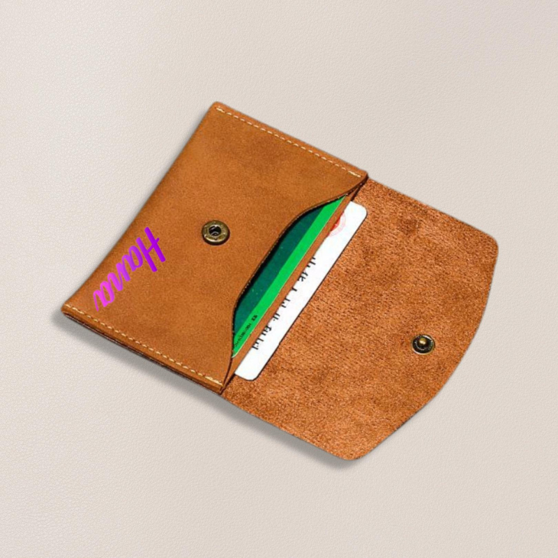 PU Card Holder With Customization Initial | Giftr - Singapore's Leading ...
