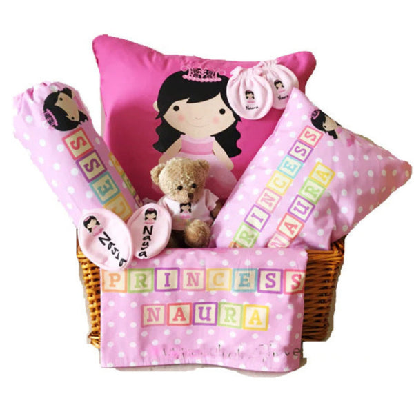 Personalised Happy Baby Hamper Set - Pink Princess | Giftr - Singapore ...