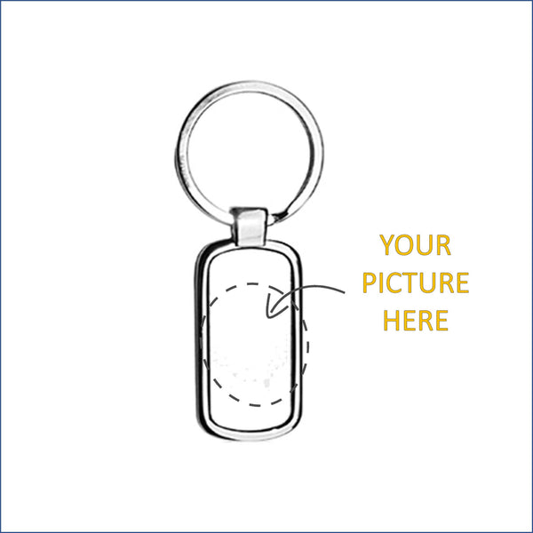 Personalised Metal Keyring Keychain With Photo/Quotes/Fonts And Engrav ...