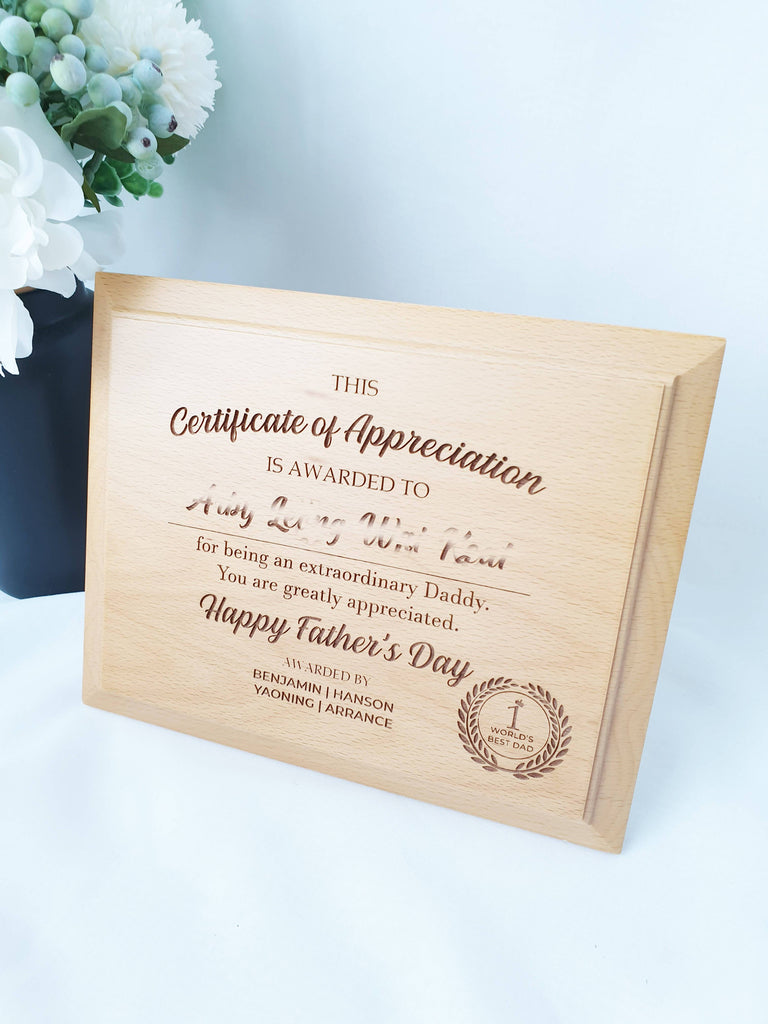 Personalized Wooden Plaque | Giftr - Singapore's Leading Online Gift Shop