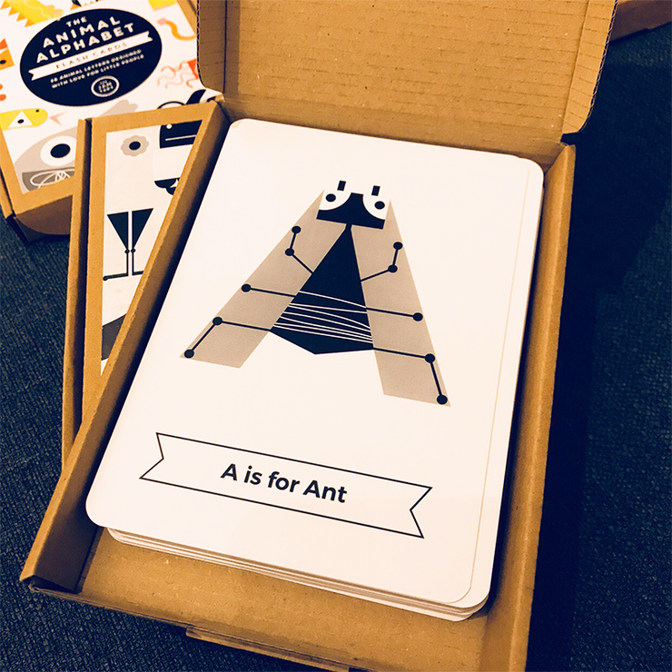 Alphabet Flash Cards // Black & White | Giftr - Singapore's Leading ...