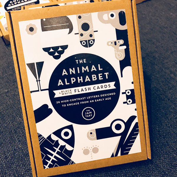 Alphabet Flash Cards // Black & White | Giftr - Singapore's Leading ...