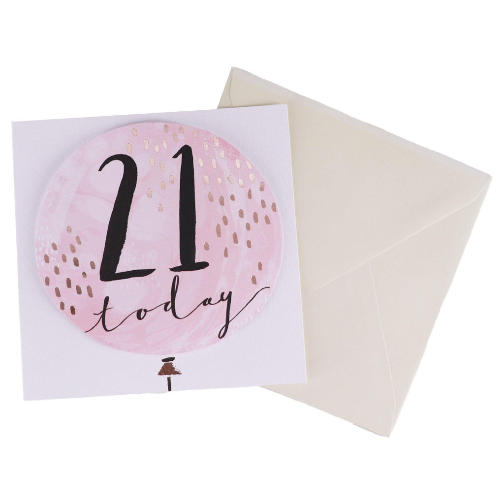 Card - 21 Today Birthday I Klosh Greeting Card Shop | Giftr - Singapore ...