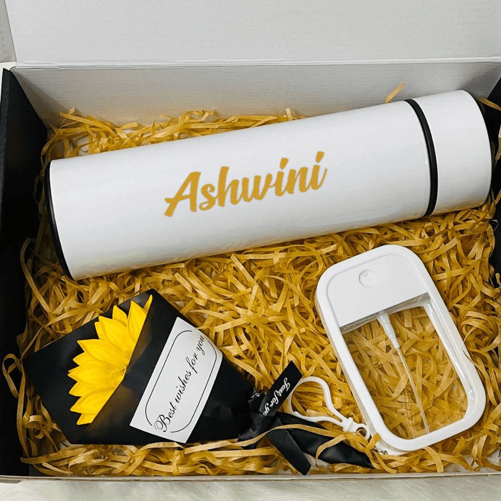 Corporate Appreciation Gift: Personalized Thermal Flask Bottle, Mini S ...