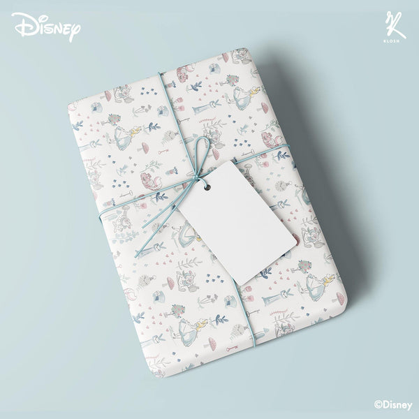Disney Alice in Wonderland - Watercolour Forest Wrapping Paper (Pack o ...