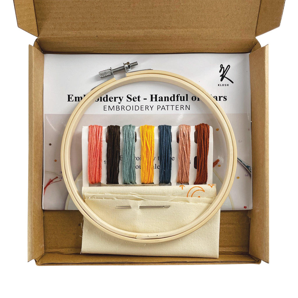 Embroidery Kit - Handful of Stars I Klosh Christmas Gifts | Giftr ...