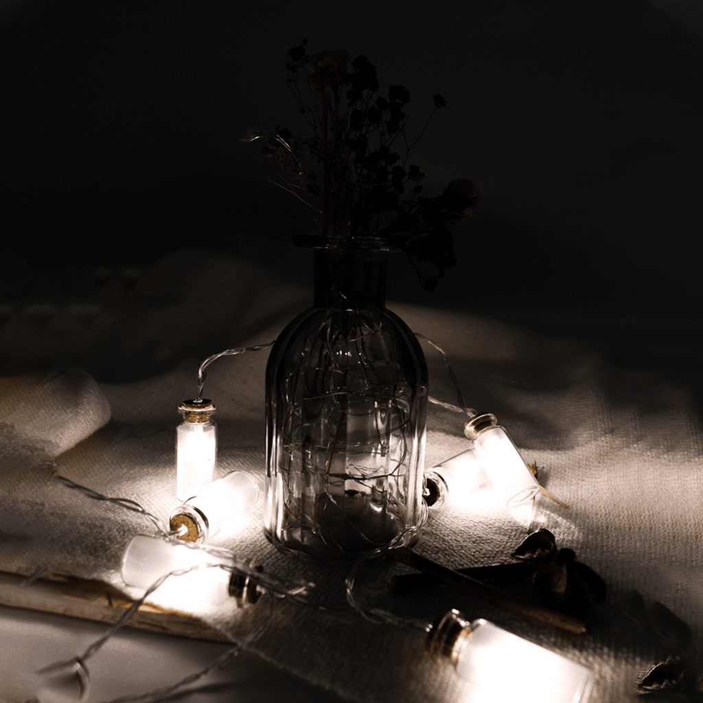 Fairy Light 10 LED Glass Bottle Lights | Klosh Online Gift Shop | Giftr ...