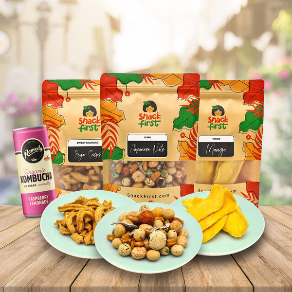 Happy Snack Box - Curated Healthy Snacks & Drinks | Giftr - Singapore's ...