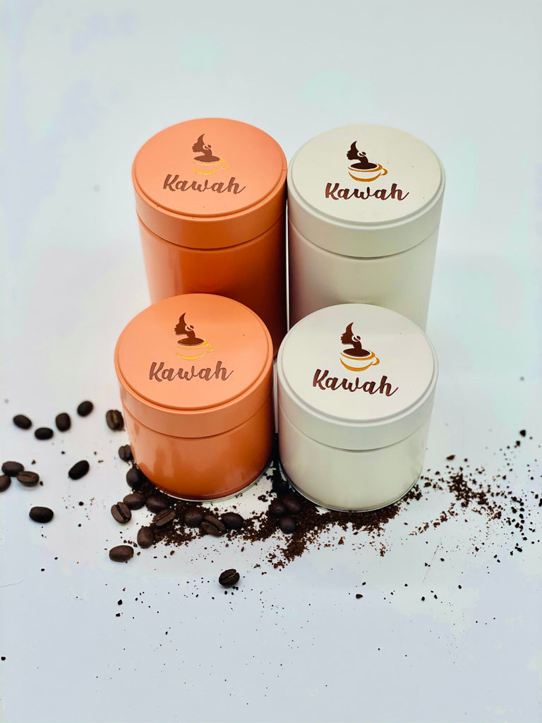 [ BULK ORDER ] Personalized Coffee Tins with Ground Coffee Powder / Wh ...