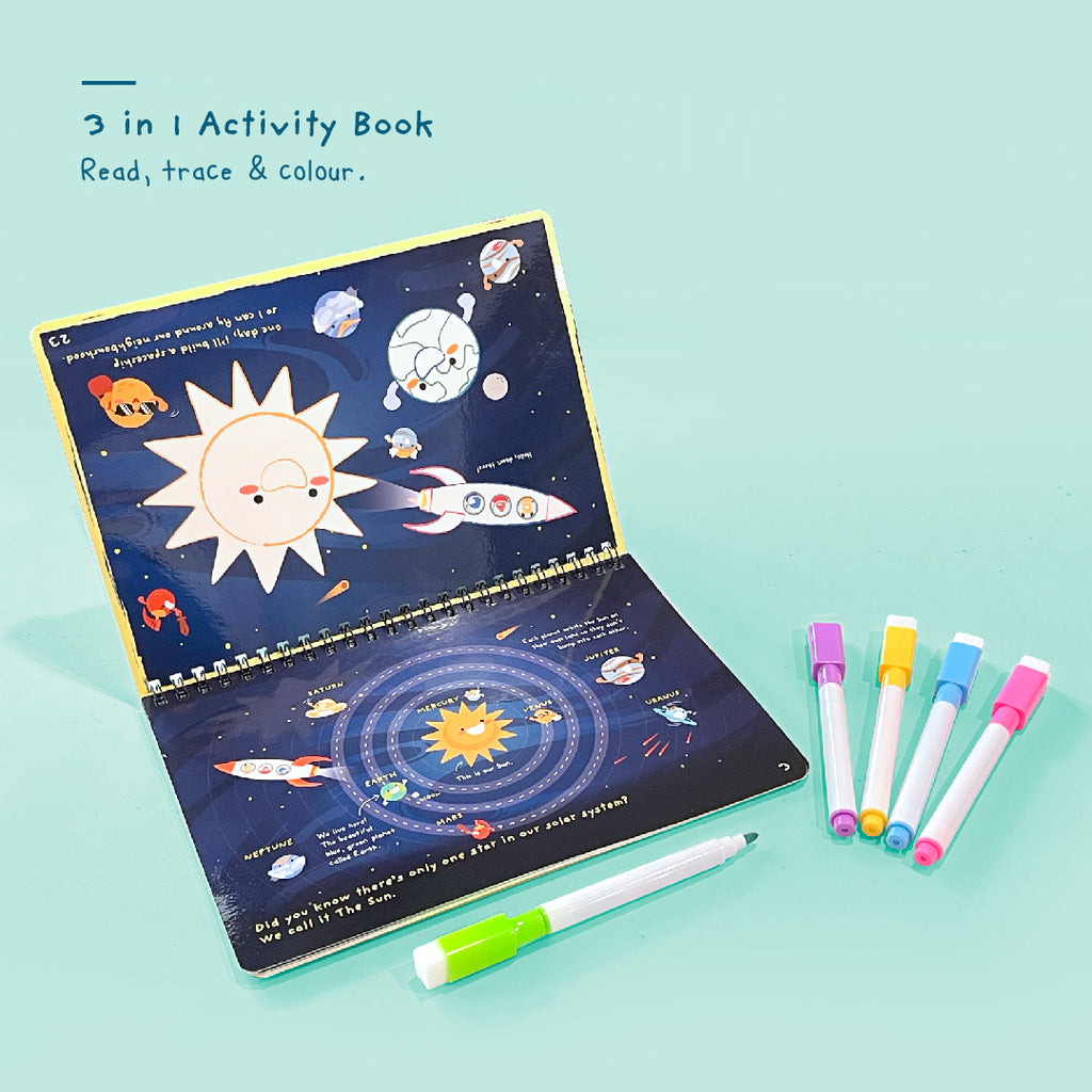 My World, Wipe Clean Story & Activity Book - Reading, Tracing & Colour ...