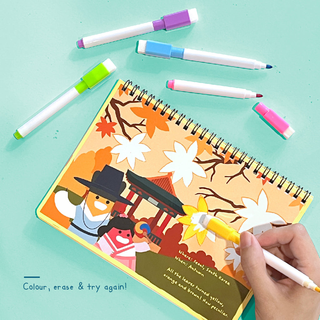 My World, Wipe Clean Story & Activity Book - Reading, Tracing & Colour ...