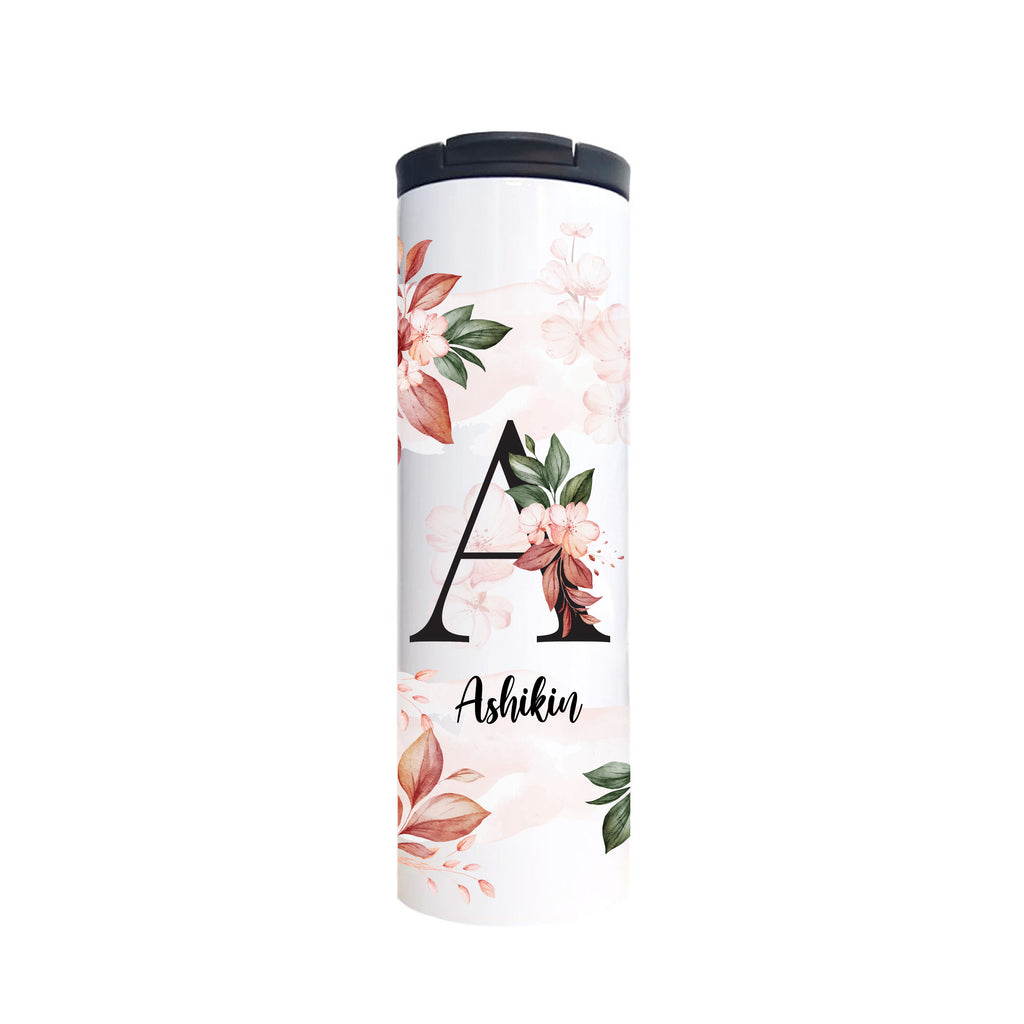 Personalised Thermal Flask Gift Set - Floral Foliage | Giftr ...