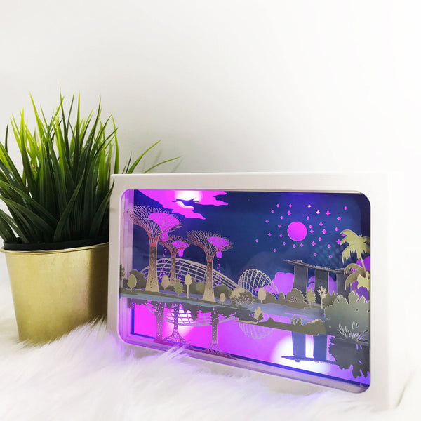 Light Box - Gardens By The Bay Paper Cut| Klosh Gift Store | Giftr ...