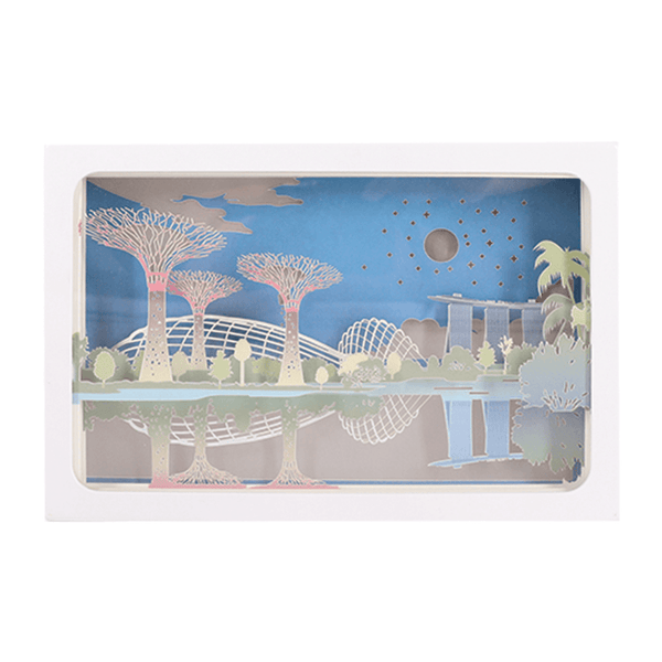 Light Box - Gardens By The Bay Paper Cut| Klosh Gift Store | Giftr ...