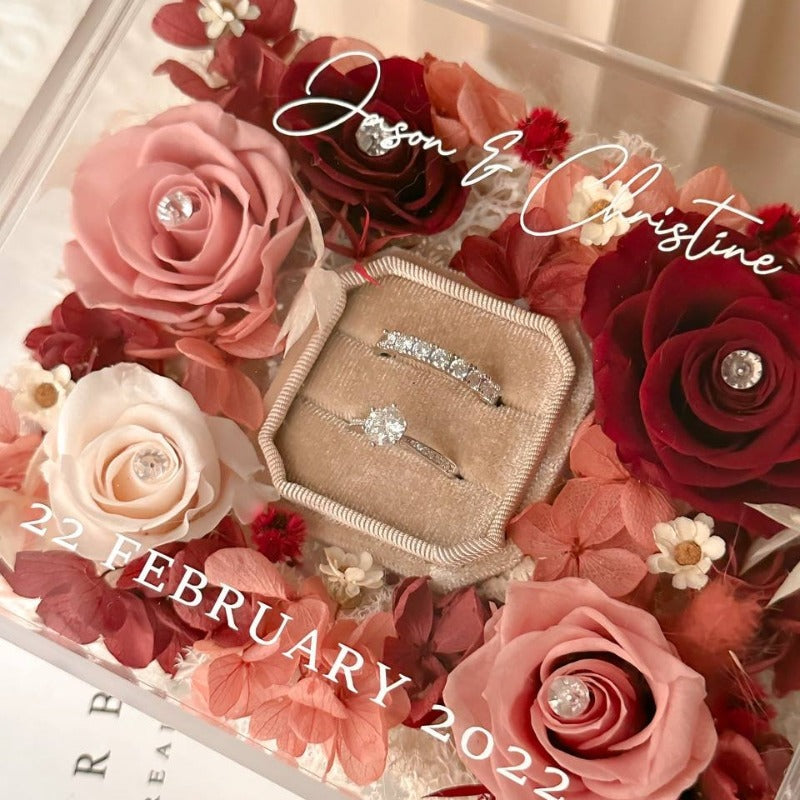 Eternity Preserved Flower Ring Box | Giftr - Singapore's Leading Online ...