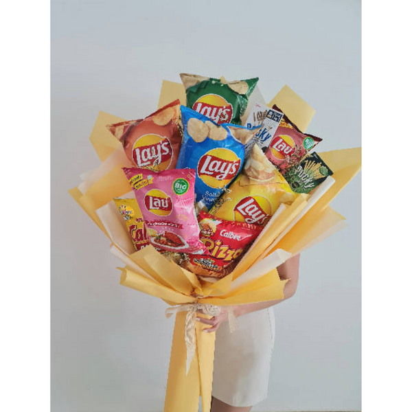 Chip Chip Hooray Snack Bouquet | Giftr - Singapore's Leading Online ...