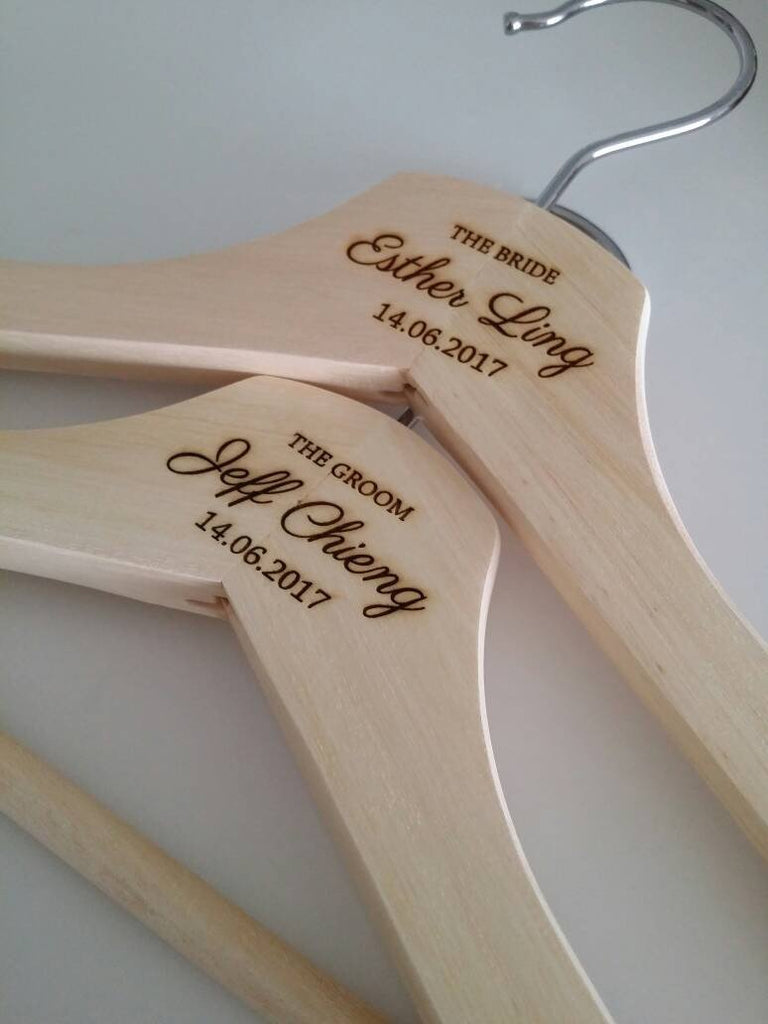 Personalized Wooden Hanger | Giftr - Singapore's Leading Online Gift Shop