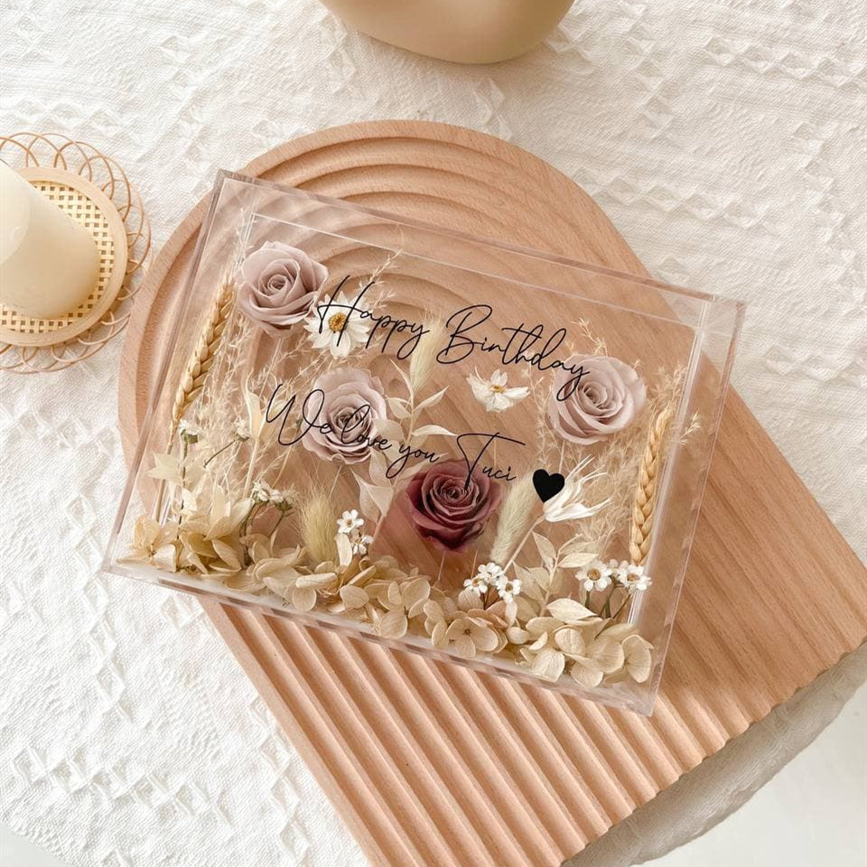 Andrea Acrylic Box Frame | Giftr - Singapore's Leading Online Gift Shop