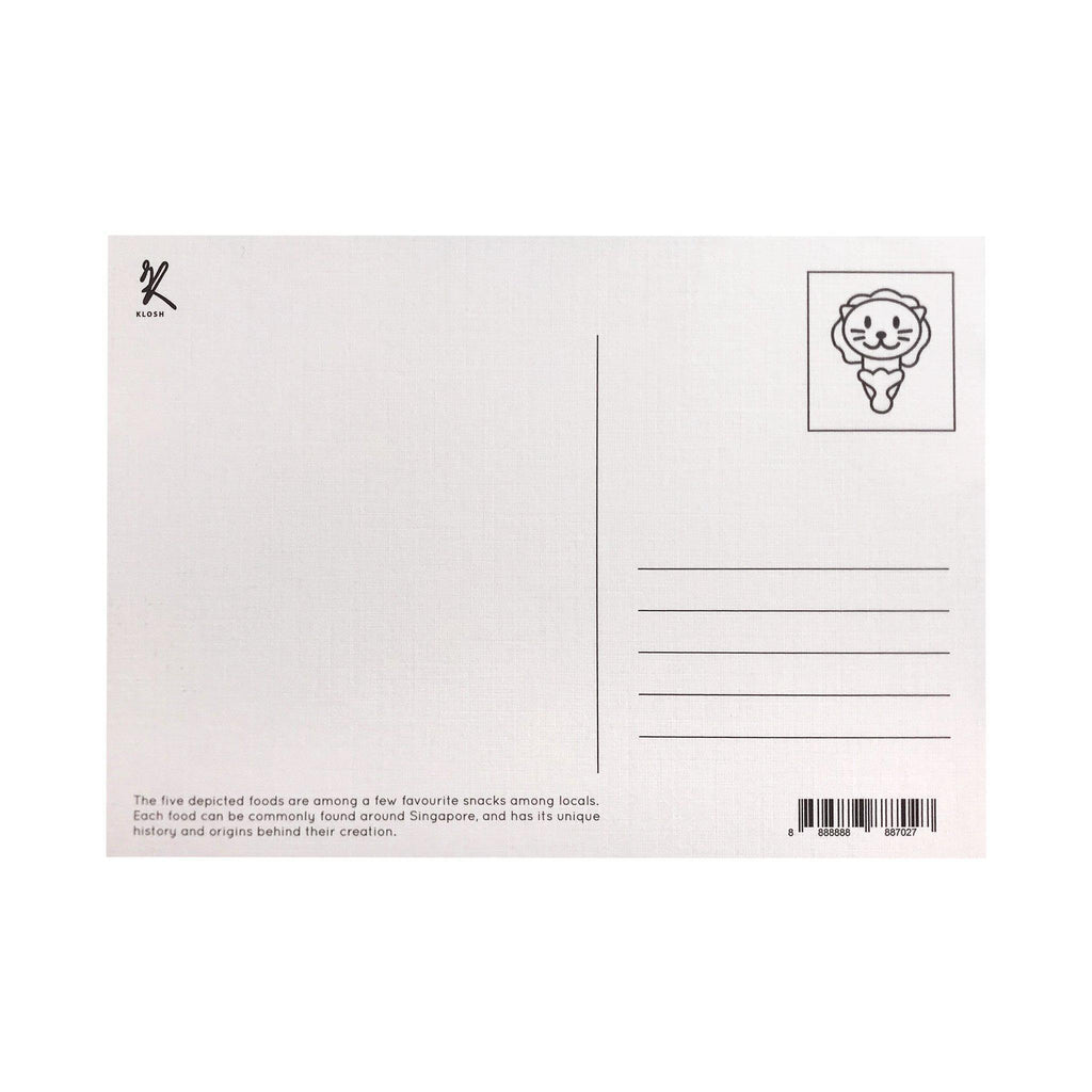 Singapore Heritage Postcard - Local Delights | Klosh Online Postcard ...