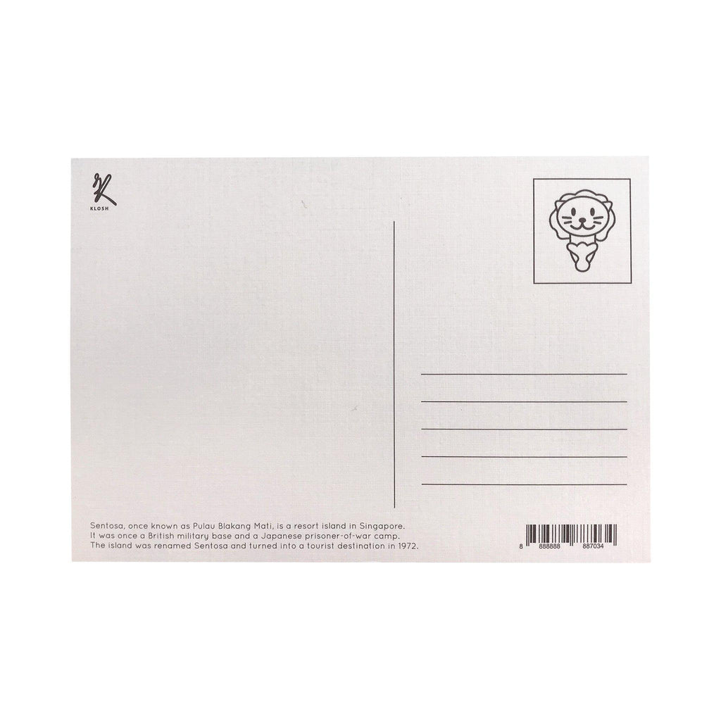 * Singapore Heritage Postcard - Sentosa | Klosh Online Postcards ...