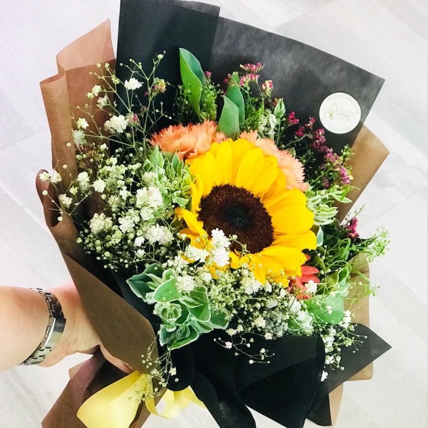 Sunshine II Flower Bouquet | Giftr - Singapore's Leading Online Gift Shop