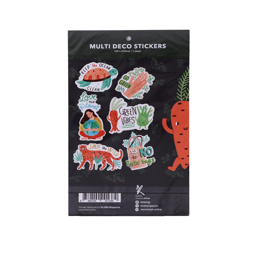 Waterproof Vinyl Sticker - Green Vibes I Klosh Lifestyle Store | Giftr ...