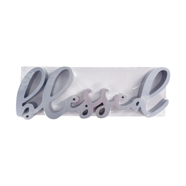 Wood Sign Laser Cut - Blessed Silver I Klosh Christmas Gift | Giftr ...