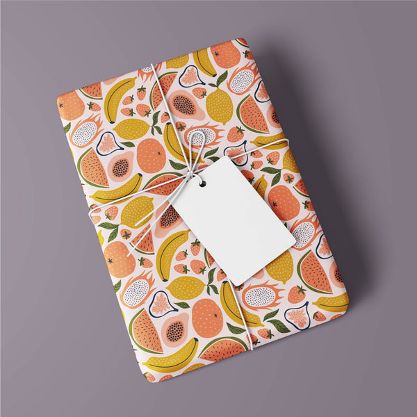 Wrapping Paper - Tropical Fruits I Klosh Gift Store | Giftr - Singapore ...