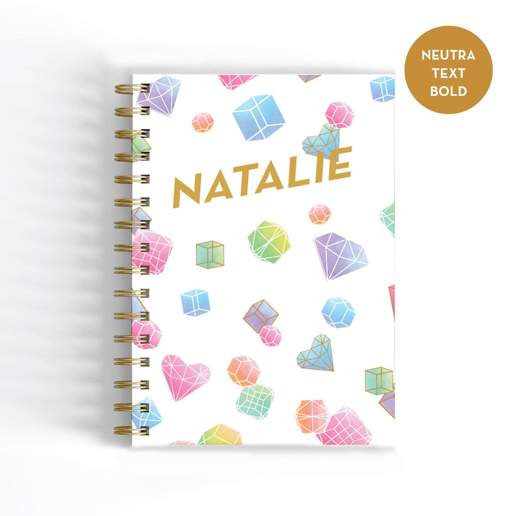 Diamonds A5 Personalised Notebook | Giftr - Singapore's Leading Online ...