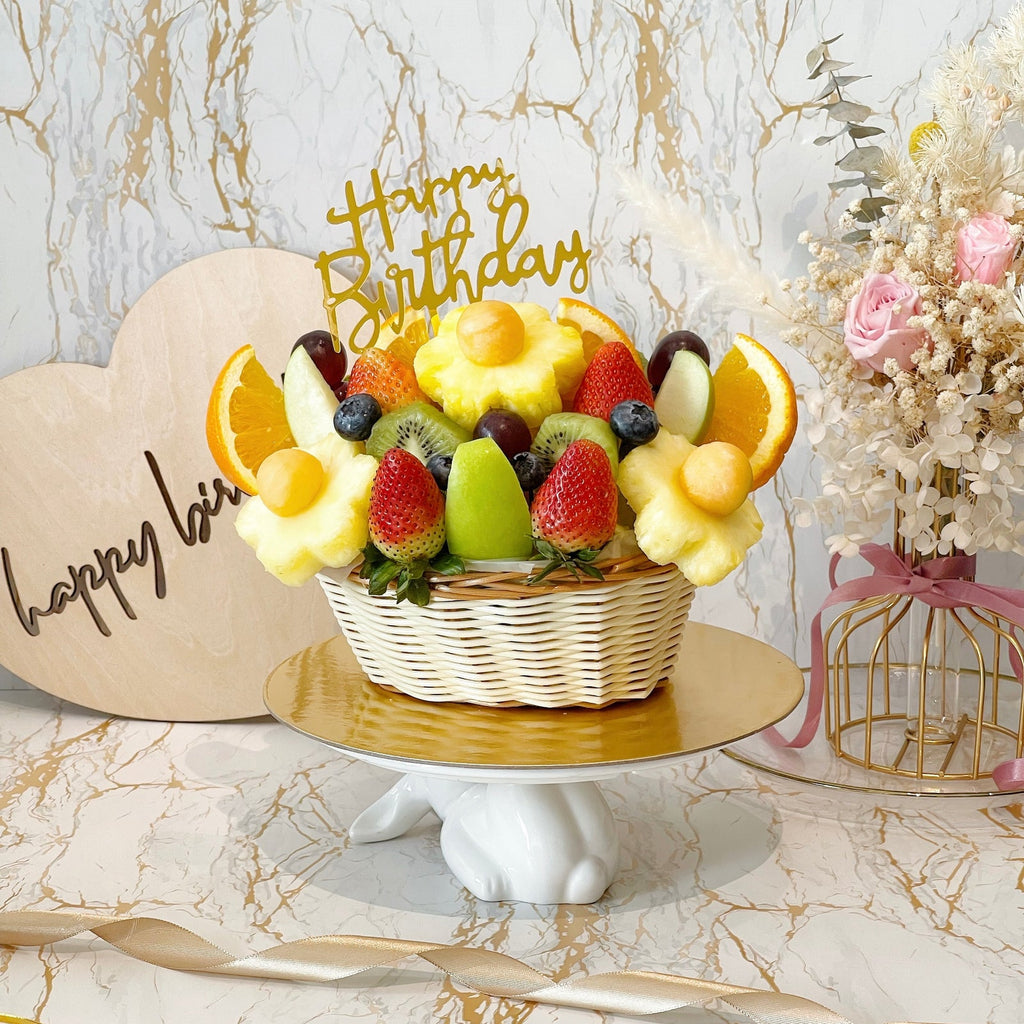 Happy Vibes - Mini Fruit Basket Singapore Fresh Fruit Arrangements ...