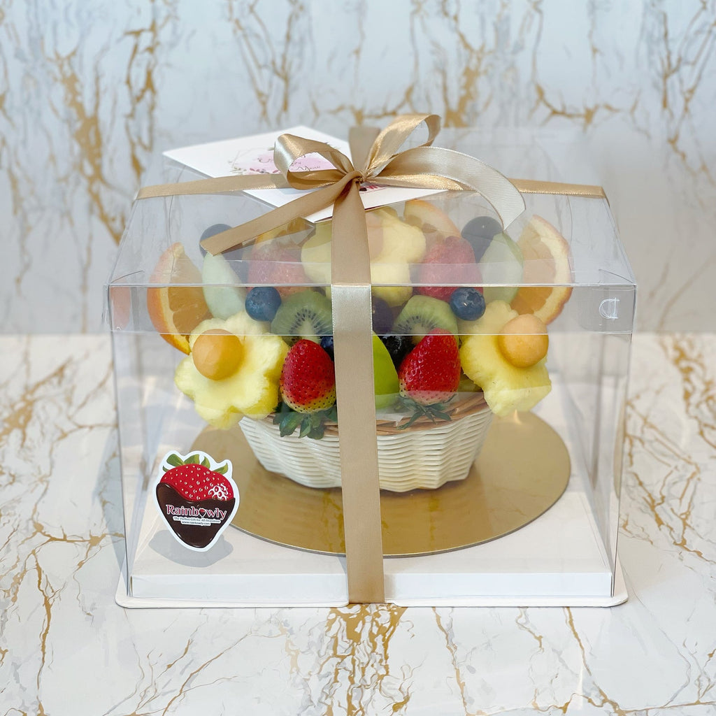 Happy Vibes - Mini Fruit Basket Singapore Fresh Fruit Arrangements ...